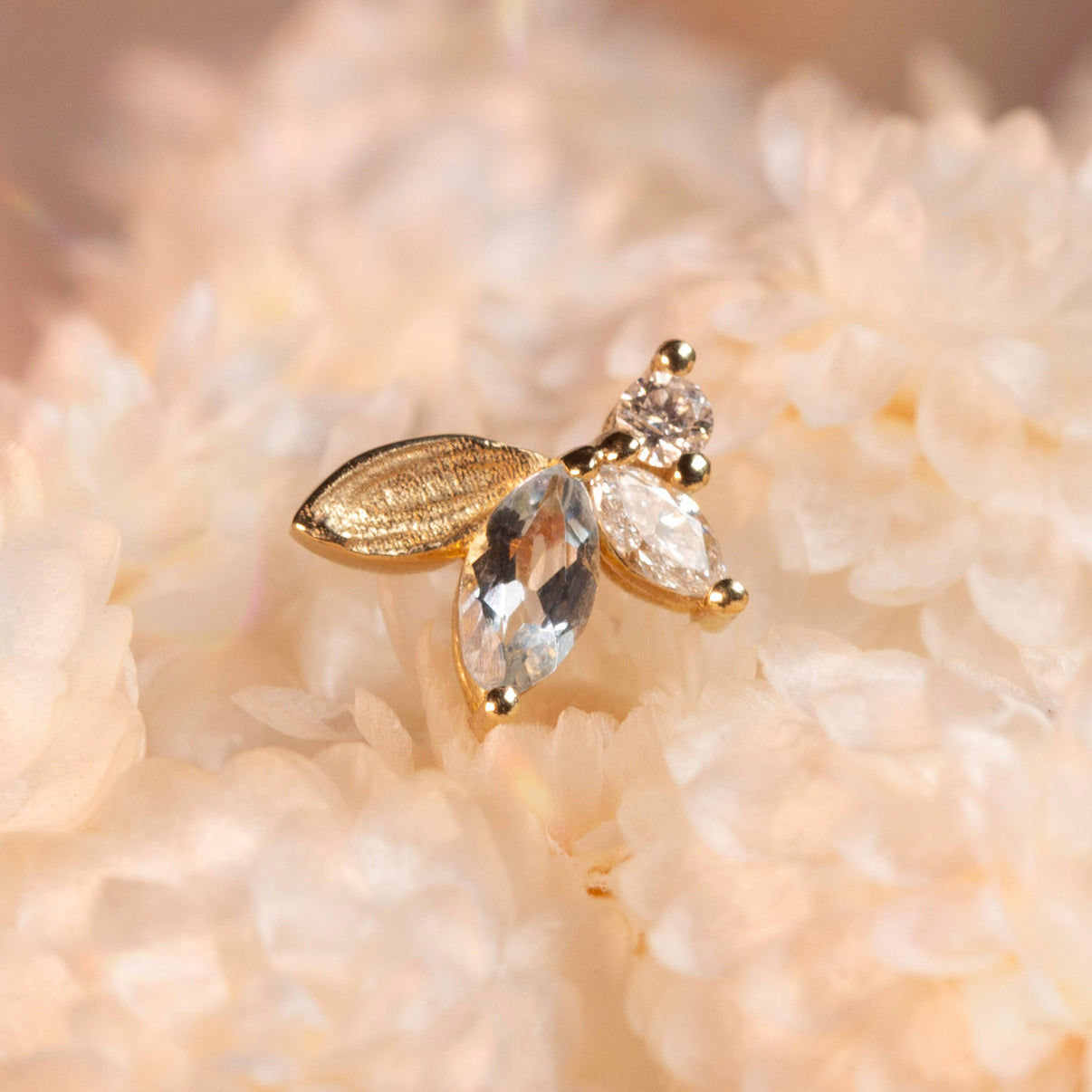 Monet's Lily Petals Earring (Single) – Le Conte