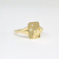 Van Gogh's Sunflowers Signet Ring – Le Conte